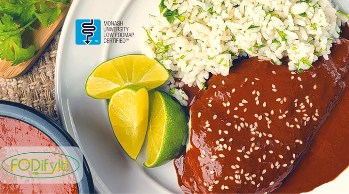 Low FODMAP Silky Red Mole Sauce with Red Chile Powder, Chocolate and ...