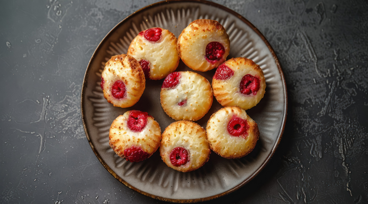 Low FODMAP Lemon Raspberry Friands recipe | Monash FODMAP - Monash Fodmap